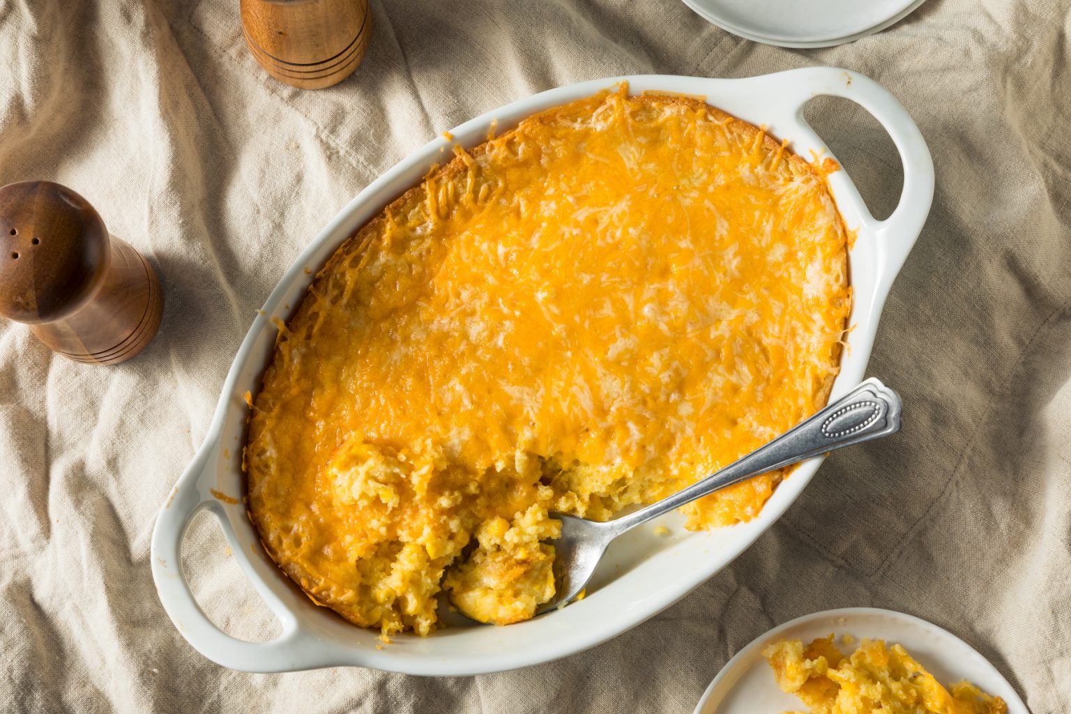 Two Cheese Corn Pudding